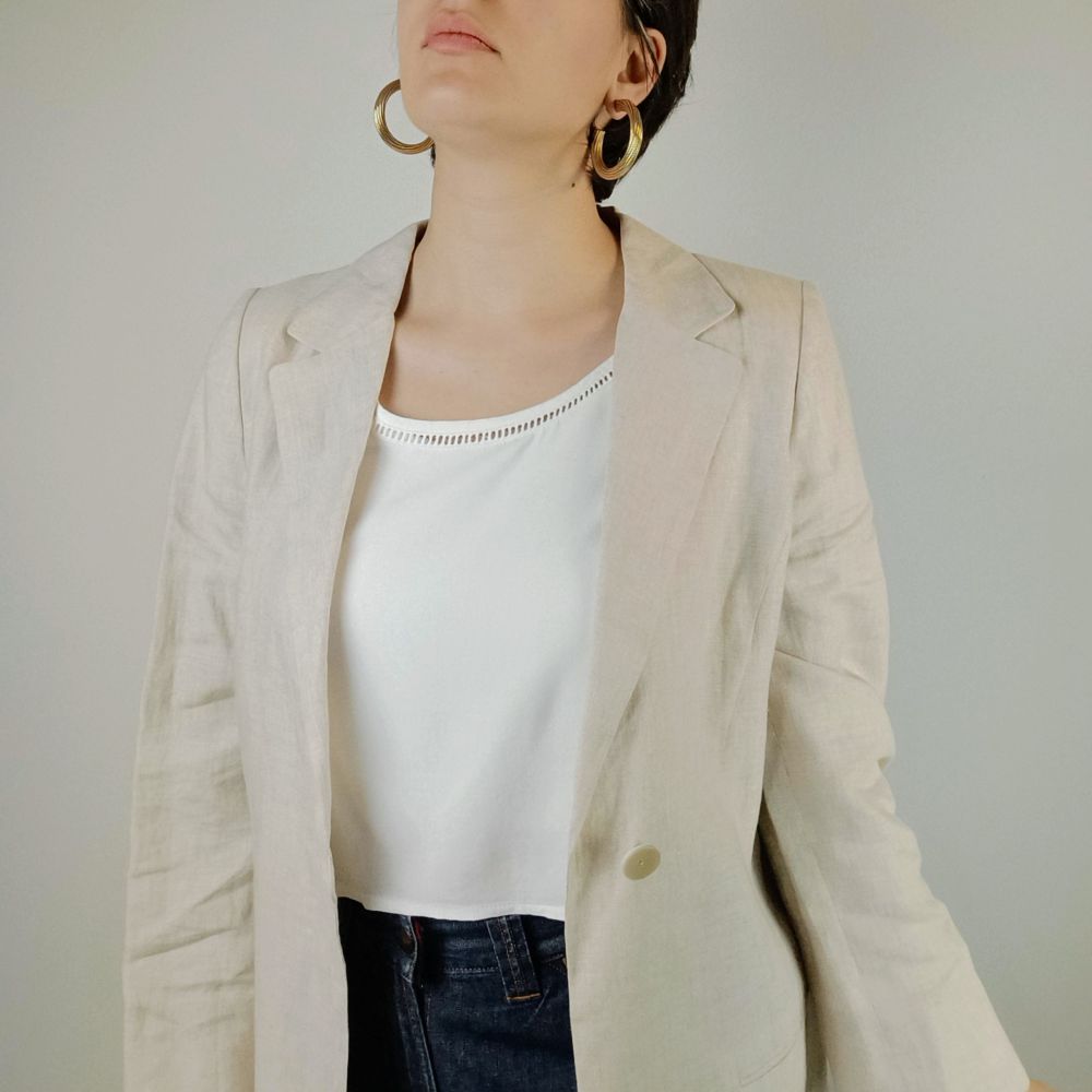 Orecchini a cerchio grandi vintage 70s - Pomella Vintage Shop